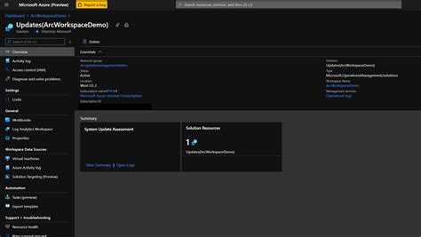 Use Update Management In Azure Automation To Manage Operating System