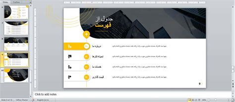 قالب تم پاورپوینت در موضوع الگوی خلاقانه فهرست مطالب