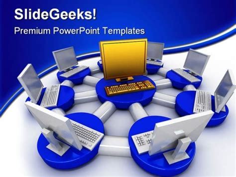 Networking Internet PowerPoint Backgrounds And Templates