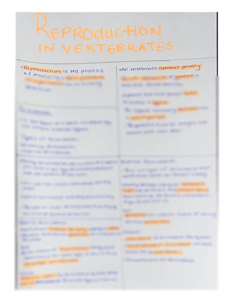 Solution Reproduction In Vertebrates Studypool
