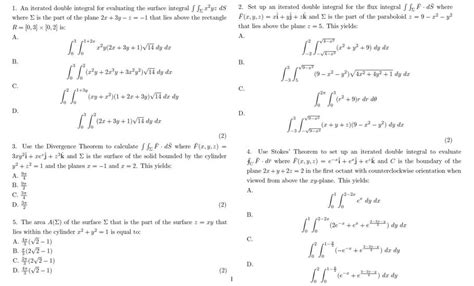 Solved R A A B B C C 1 An Iterated Double Integral