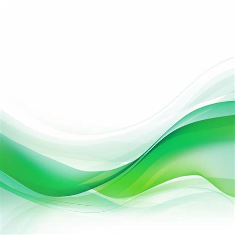 Premium Photo Abstract Green Wave Background With Dynamic Shapes
