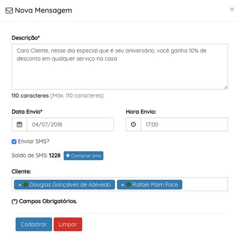 Como Compro SMS E Como Uso O SMS AppBarber AppBeleza