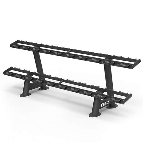 Стойка для 10 пар гантелей 2-x ярусная KRAFT Fitness KFTTDRY — купить ...
