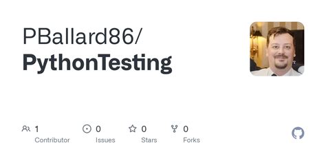Github Pballard86pythontesting