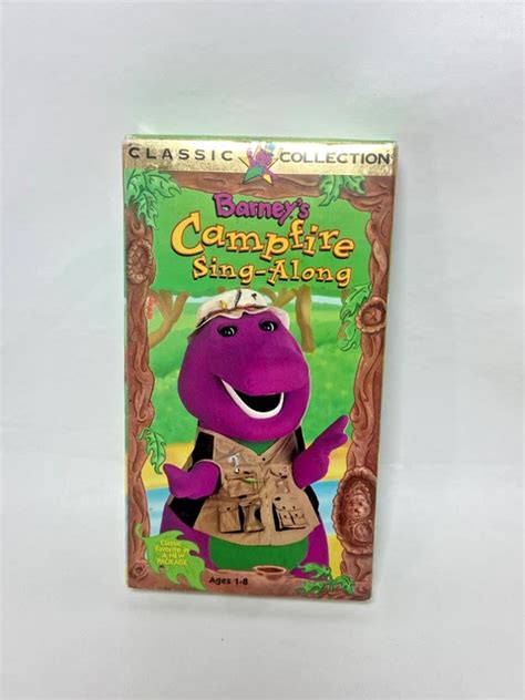 Barney Campfire Sing Along Vhs 1990s Vintage Classic Collection £2578