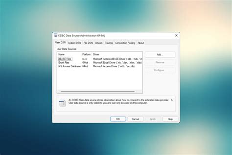 5 Ways To Fix Odbc Issues On Control Panel In Windows 10 Artofit