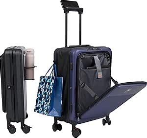 22 Inch Foldable Expandable Carry On Spinner Lightweight
