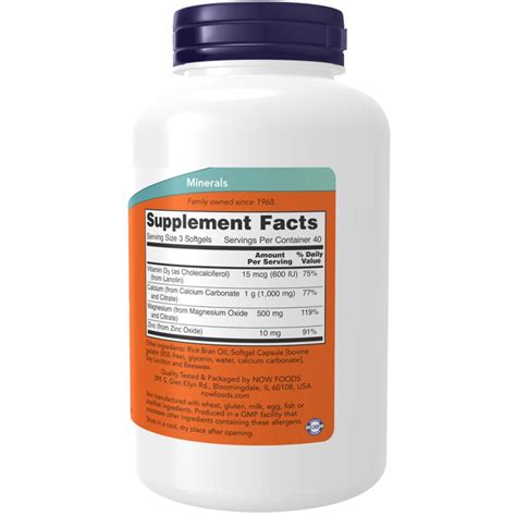 Now Foods, Calcium & Magnesium 1 kg - Shop Apotheke