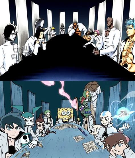 Anime Bleach Cartoon Spongebob Anime Comic Art Fan Art