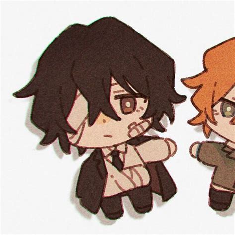 Chibi Soukoku Matching Pfp En 2025 Dibujos Bonitos Bungou Perros