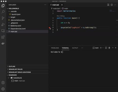 Debug Features The Ballerina Programming Language