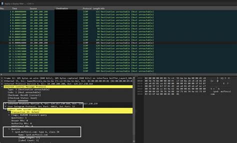 Icmp Errors Packets Observed From Ip Address 10200200200 In Tcp Dump