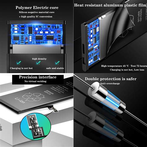 Mobile Phone Battery For Iphone5 Iphone 6 Iphone7 Grandado