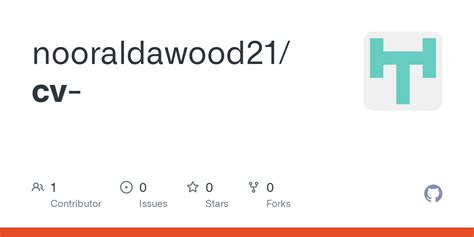 GitHub Nooraldawood Cv
