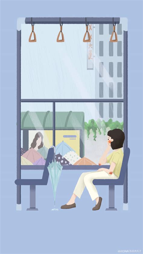 平面插画—壁纸风格插画设计作品 设计人才灵活用工 设计dna