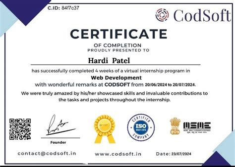 Hardi Patel On Linkedin I Am Pleased To Share That I Have Completed A