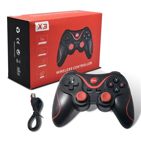 X3 Wireless Bluetooth Gamepad Joystick For Android Smartphone Tablet Remote Controller Black