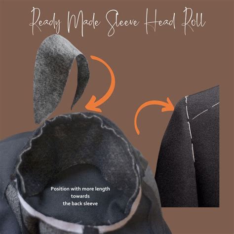 How To Sew In Shoulder Pads And Sleeve Head Roll Explained Sewing Sleeves Shoulder Pads