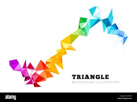 Vector Abstract Triangle Background Stock Photo Alamy