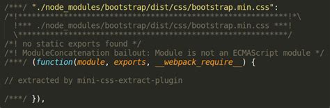 webpack - Why Bootstrap CSS is being bundled together with Javascript when using ...