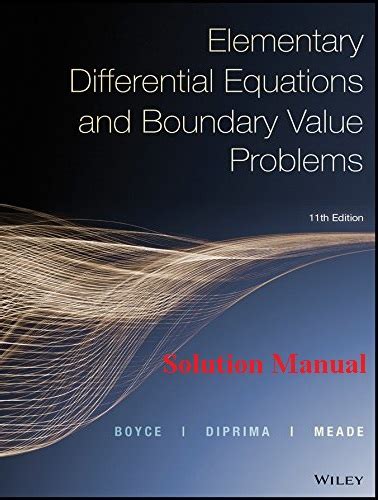 Ebook Center Solution Manual For Elementary Differential Equations