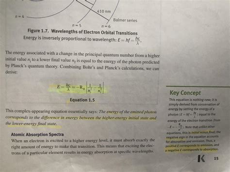 Electron Orbital Transition Energy Is This Equation From Kaplan Right