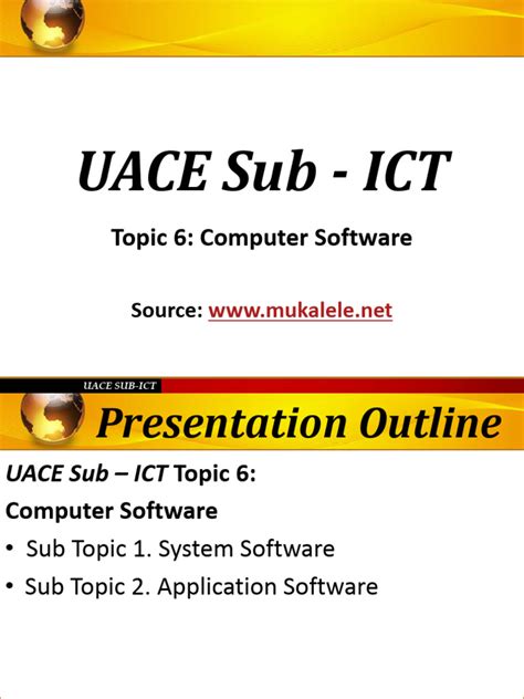 Ict Computer Software Notes Pdf Operating System Microsoft Windows
