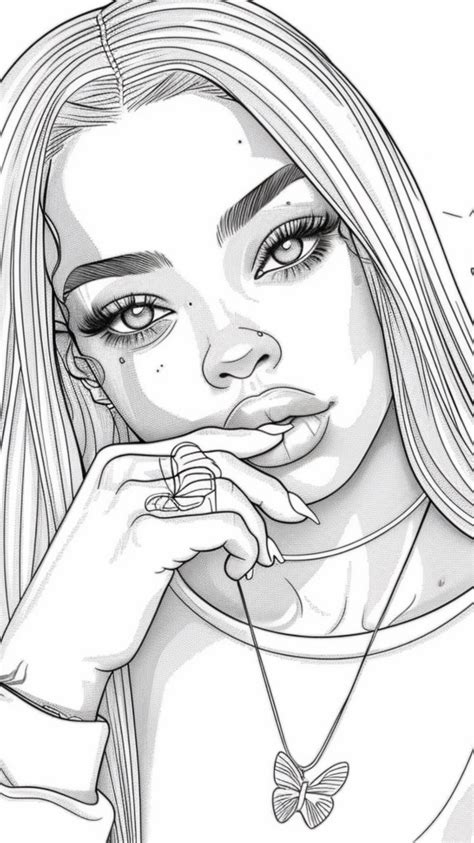Realistic Coloring Pages Of People