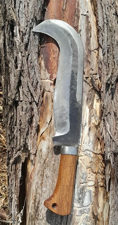 Cuchillo Artesanal Con Mango De Madera