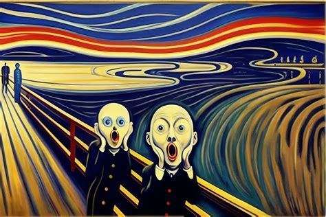 Scream Edvard Munch Parody