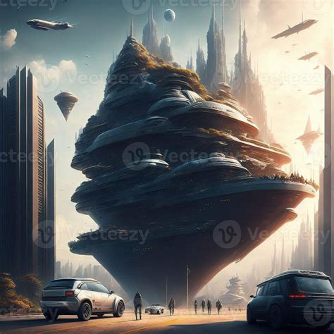 Futuristic Building Concept Art