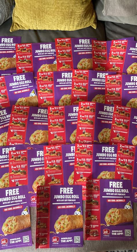 Coupon Single Menu Tiem Jack In Box Flash Sales