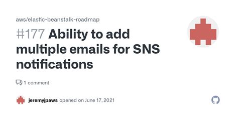 Ability To Add Multiple Emails For SNS Notifications Issue 177 Aws