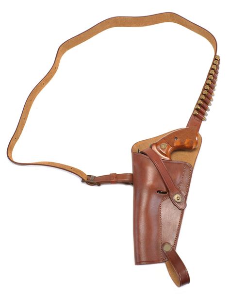 Brown Leather Shoulder Holster With Shell Loops Fits Ruger Gp100 Colt
