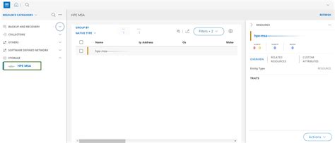 Working With Hpe Msa Opsramp Documentation