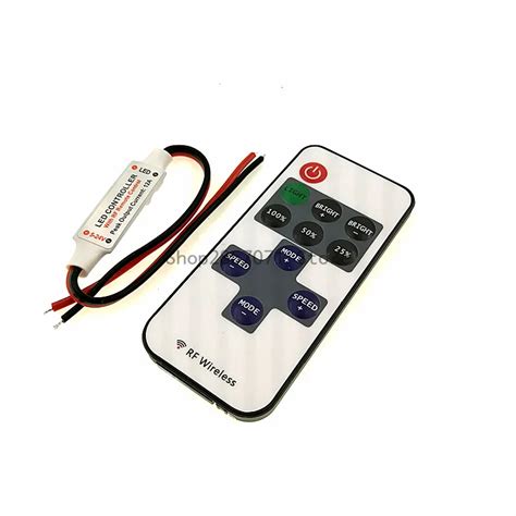 무료 배송 12a 5v 24v Led Rf 무선 미니 원격 조광기 컨트롤러 Rf 무선 원격 Led 컨트롤러led Controllerremote Led