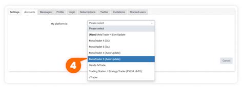 MetaTrader 5 Connection Methods Myfxbook Help