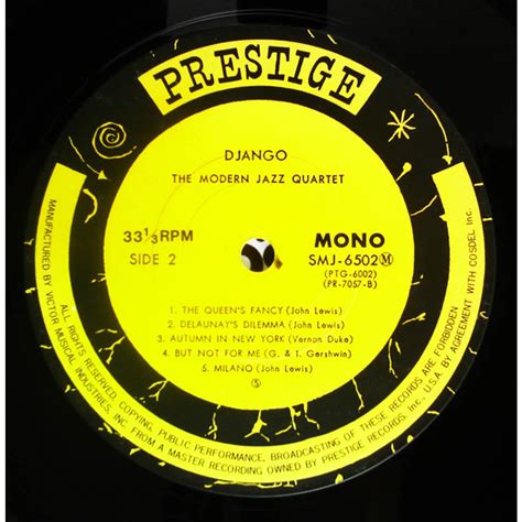 the modern jazz quartet django vinyl lp 1975 jp reissue hhv