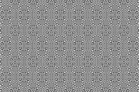 Premium Vector Geometric Shapes Line Pattern Background
