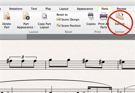 don t extract parts scoring notes