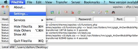 Set Application To Open File Types In Filezilla Using Mac