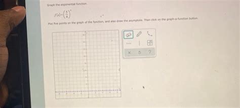 Solved Graph The Exponential Function Plot Five Points On