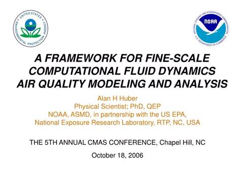 Ppt A Framework For Fine Scale Computational Fluid Dynamics Air Quality Modeling And Analysis
