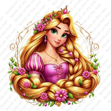 Rapunzel Clipart Princess Rapunzel Png Tangled Clipart Png Instant
