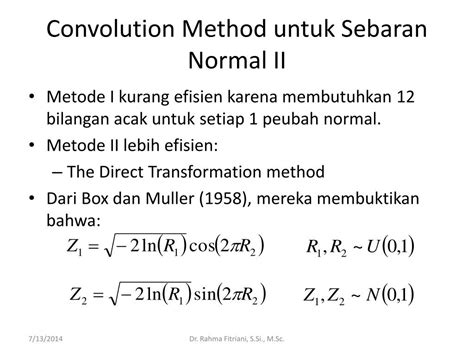 PPT Convolution Method PowerPoint Presentation Free Download ID 1748875