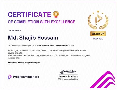 shajib hossain on linkedin webdevelopment coding certification