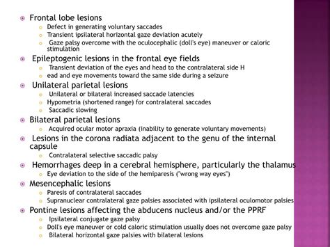 Ppt Gaze Palsy Powerpoint Presentation Free Download Id6756865