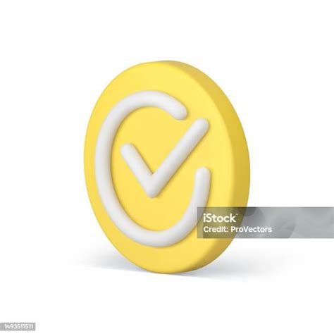 완료 체크 표시 원 배지 확인 버튼 성공 수락 아이소 메트릭 3d 아이콘 벡터 0명에 대한 스톡 벡터 아트 및 기타 이미지