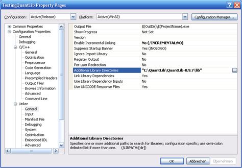QuantLib Installation In Visual C 2008